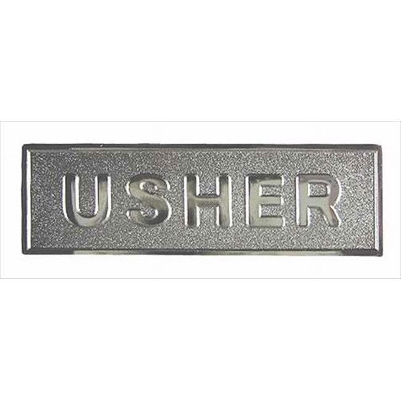 Swanson Christian Supply 86430 Badge Usher Pin Back Silver Metal ...