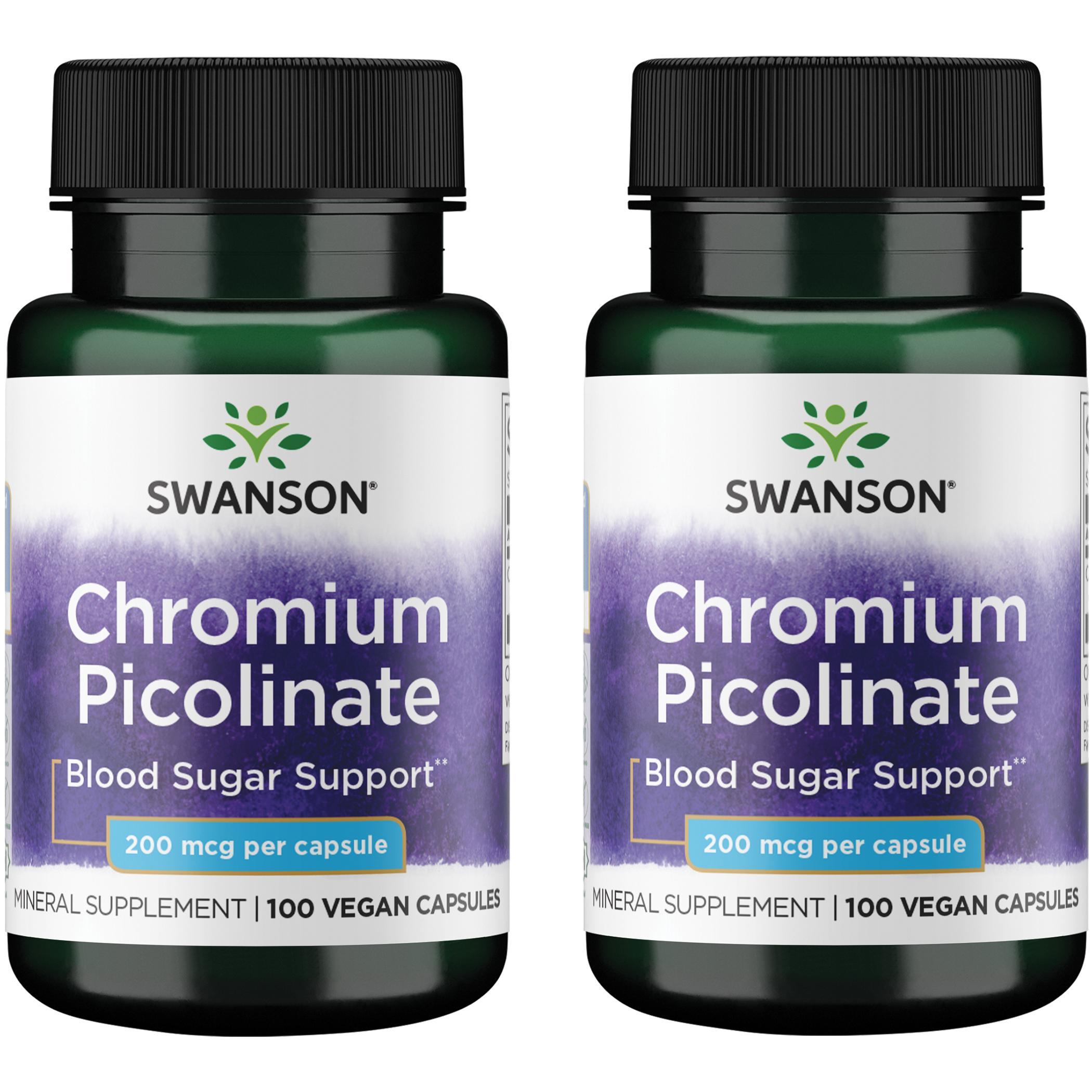 Swanson Chromium Picolinate 200 mcg Capsules, Weight Loss ...