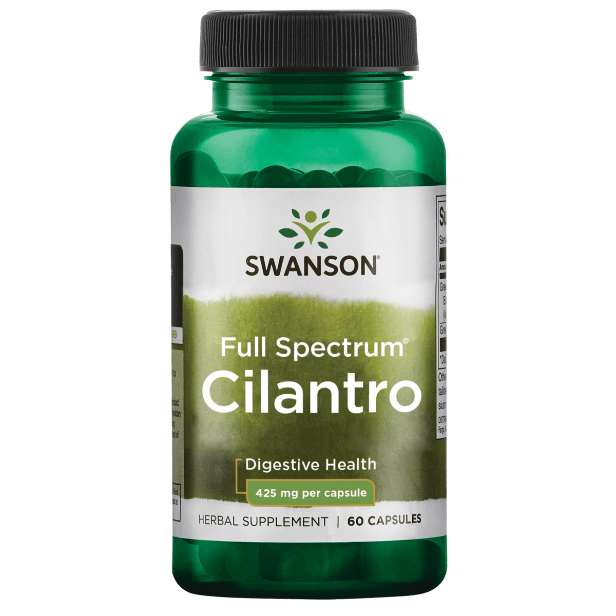 Swanson Cilantro (Coriander) 425 mg 60 Capsules Supplement Pills for ...
