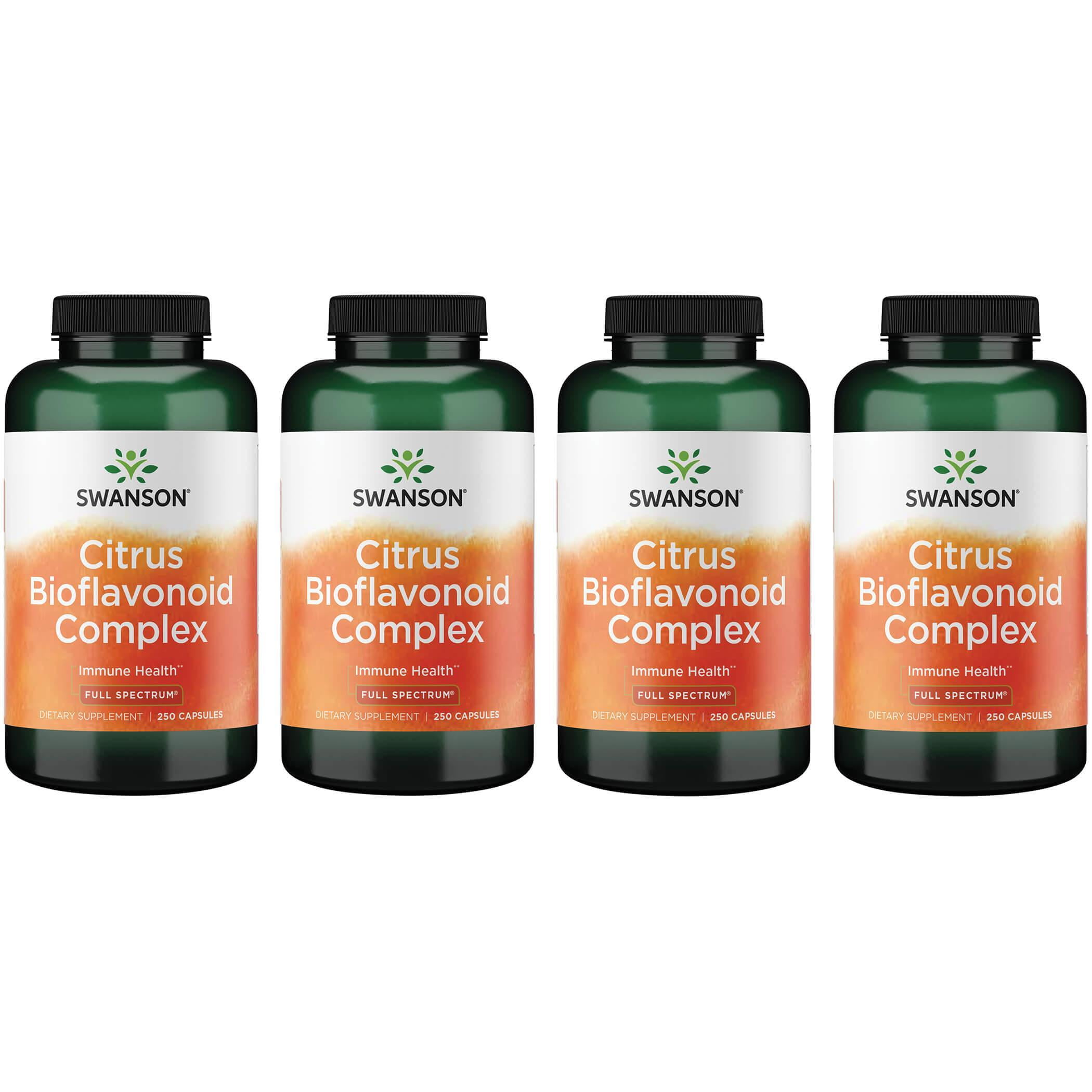 Swanson Full Spectrum Citrus Bioflavonoid - 250 Caps, 4 Pack - Walmart.com