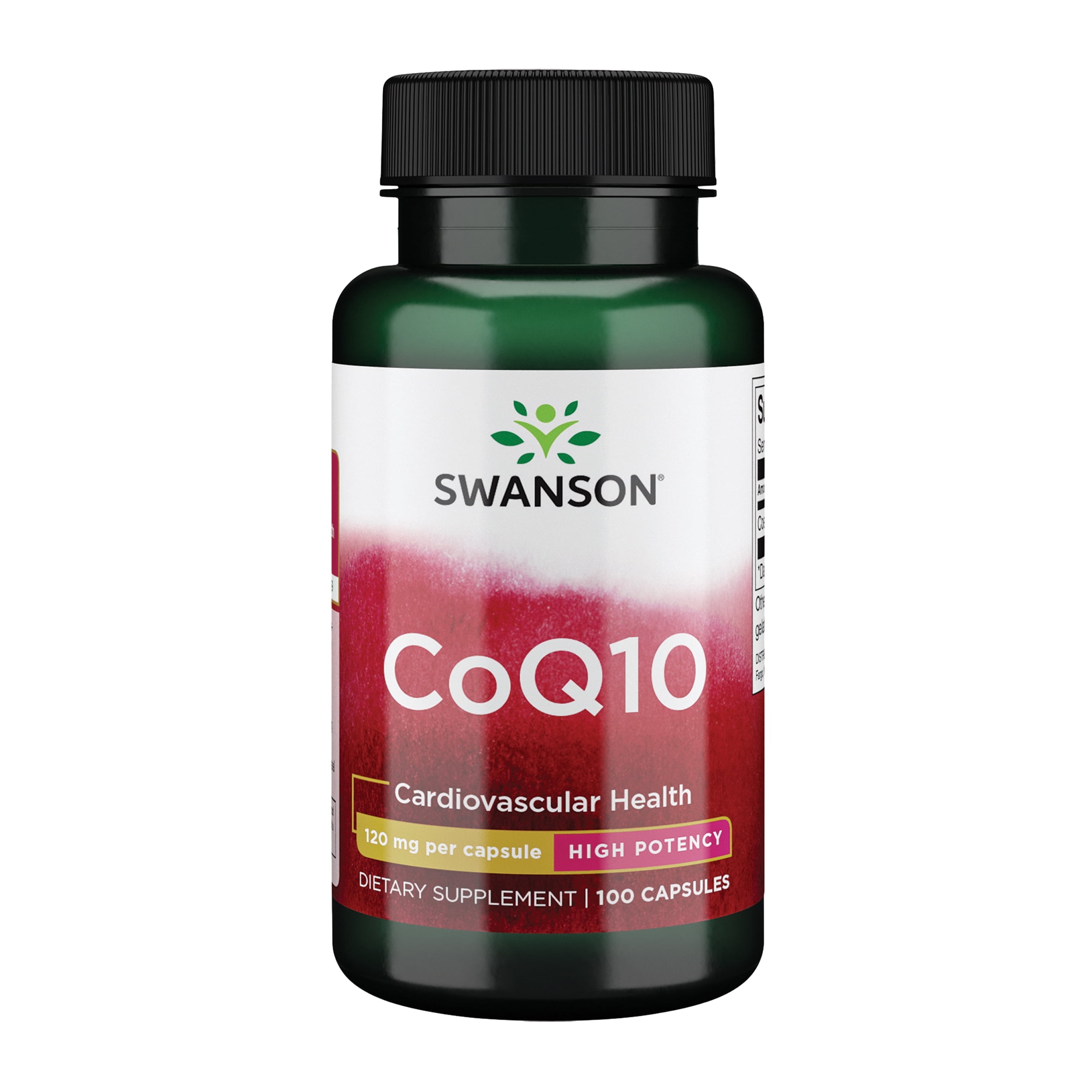 Swanson CoQ10 120mg, Heart Health & Energy Support, 100 Capsules ...
