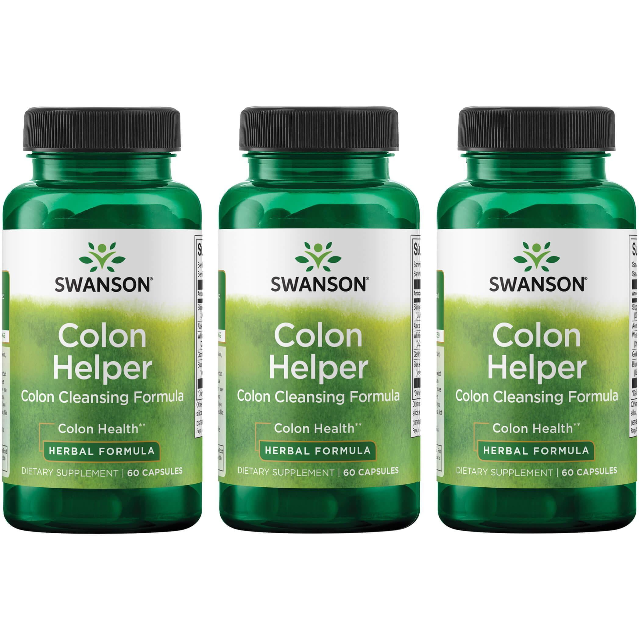 Swanson Colon Helper Healthy Digestion Supplement, Support Gut Health ...