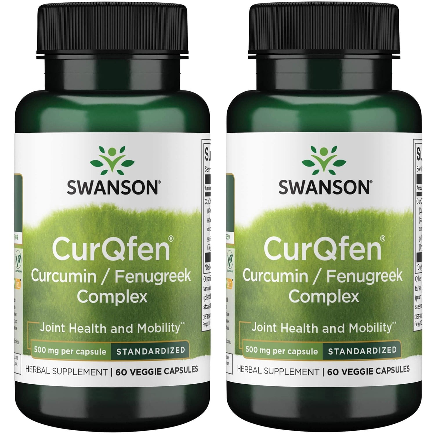 Swanson Controlled Release Curqfen Curcumin/Fenugreek Complex 60 Veg ...