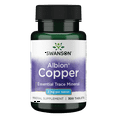 Swanson Chelated Copper Supplement, Essential Trace Mineral, 2 mg (300 ...