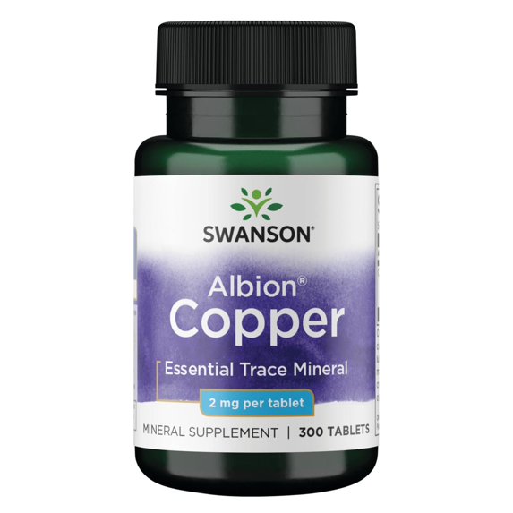 Swanson Copper Antioxidant Mineral Supplement, Immune Health, Red Blood ...