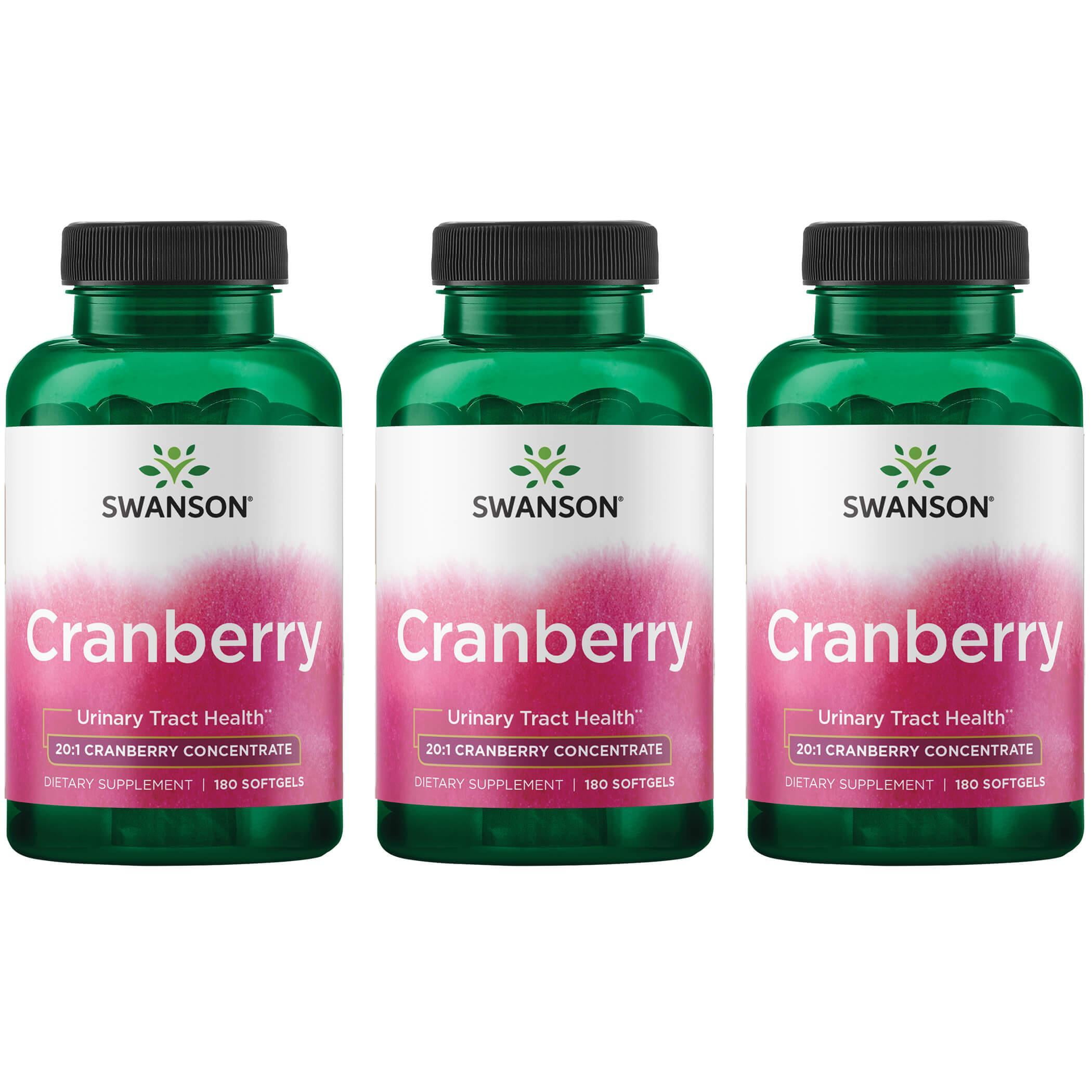 Swanson Cranberry Herbal Supplement, 20:1 Concentrate, Promotes Kidney ...