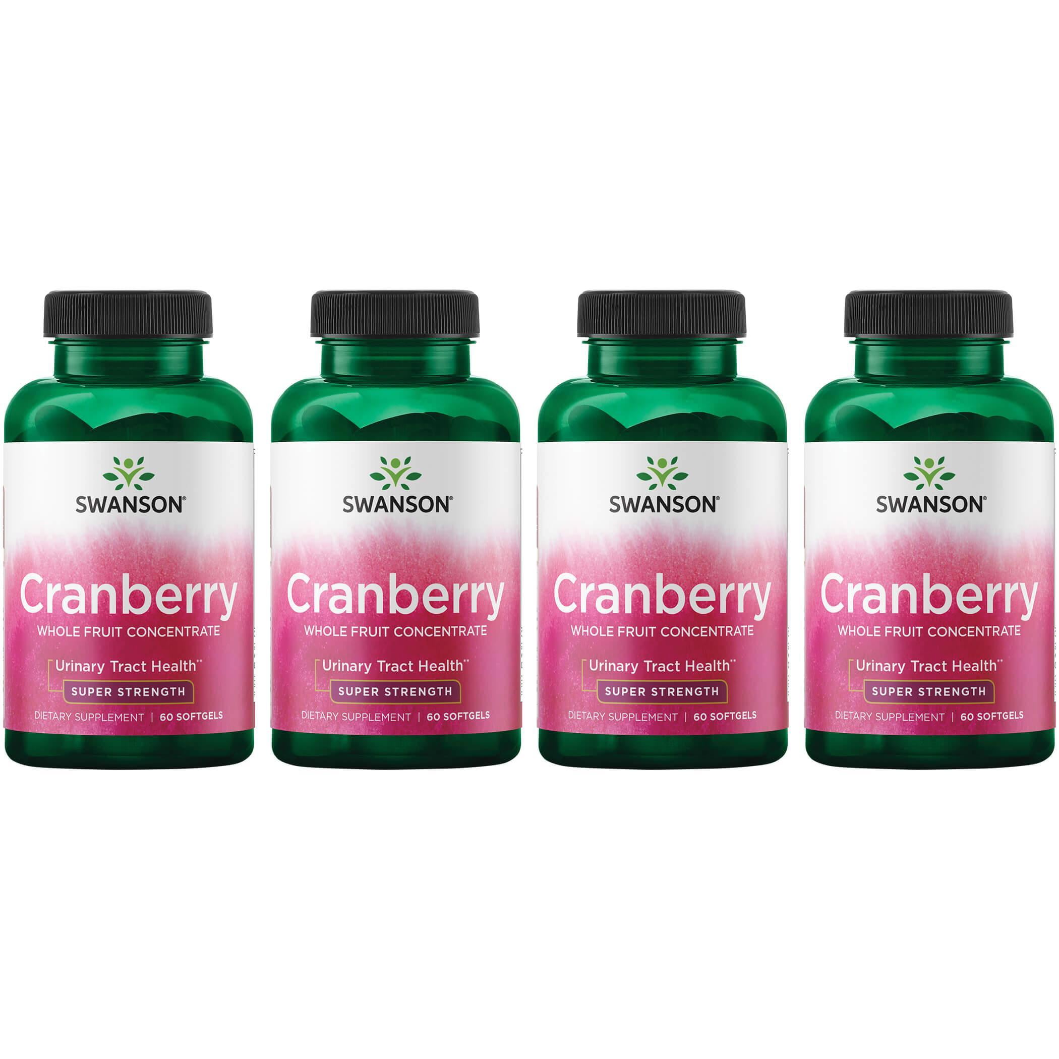 Swanson Super Strength Natural Pure Cranberry Extract Supplement ...