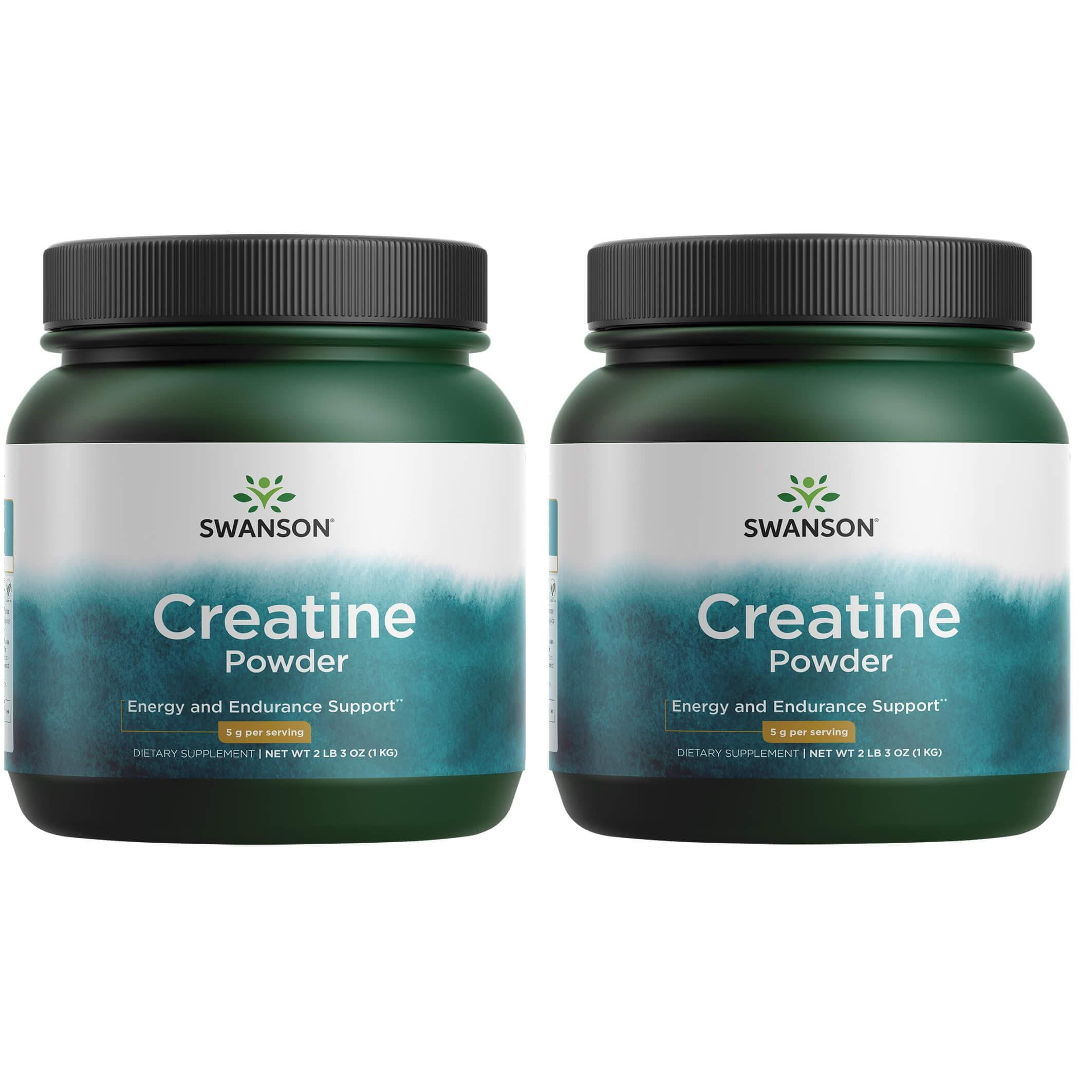 Swanson Creatine Powder 2 lb 3 oz Pwdr 2 Pack - Walmart.com