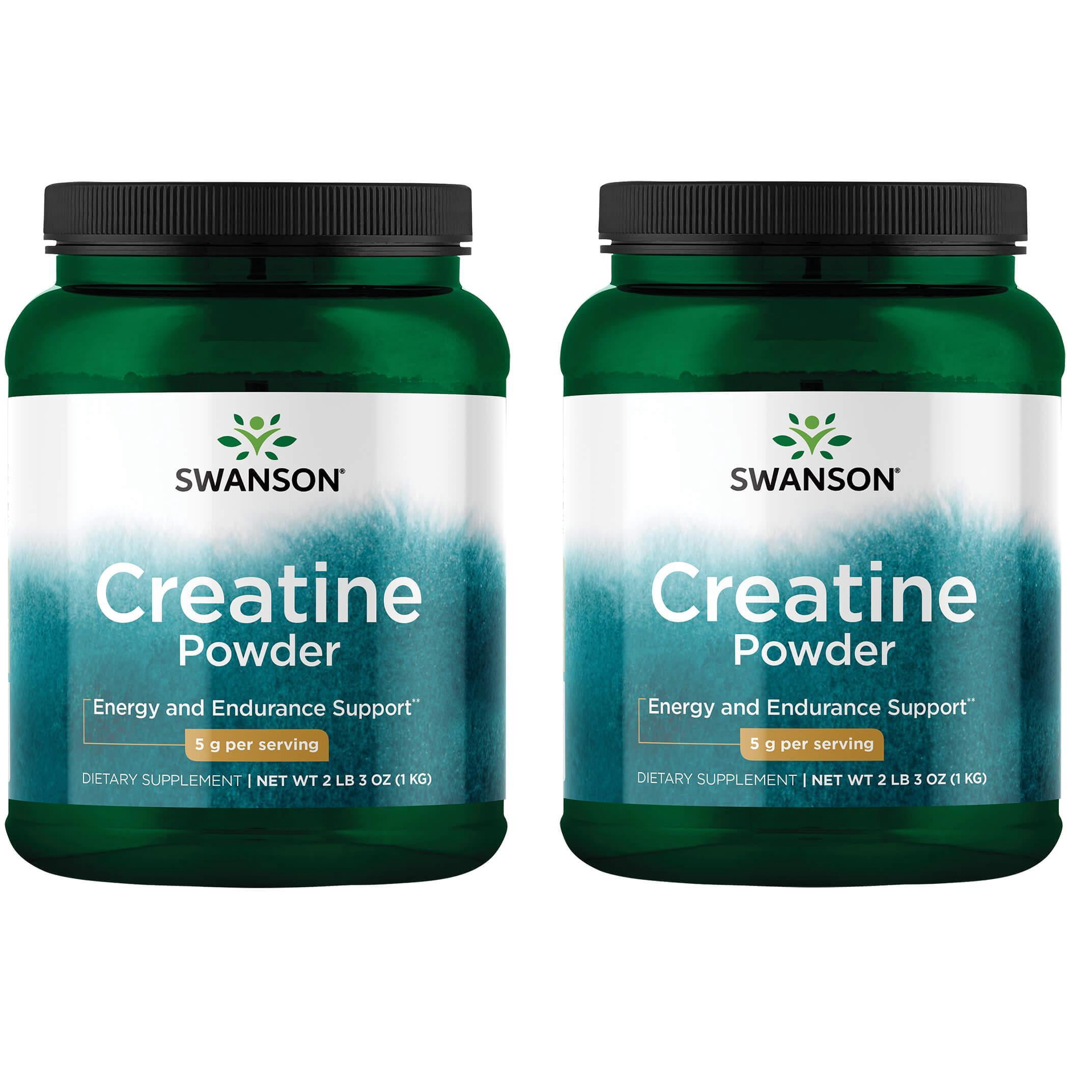 Swanson Creatine Powder 2 lb 3 oz Pwdr 2 Pack - Walmart.com