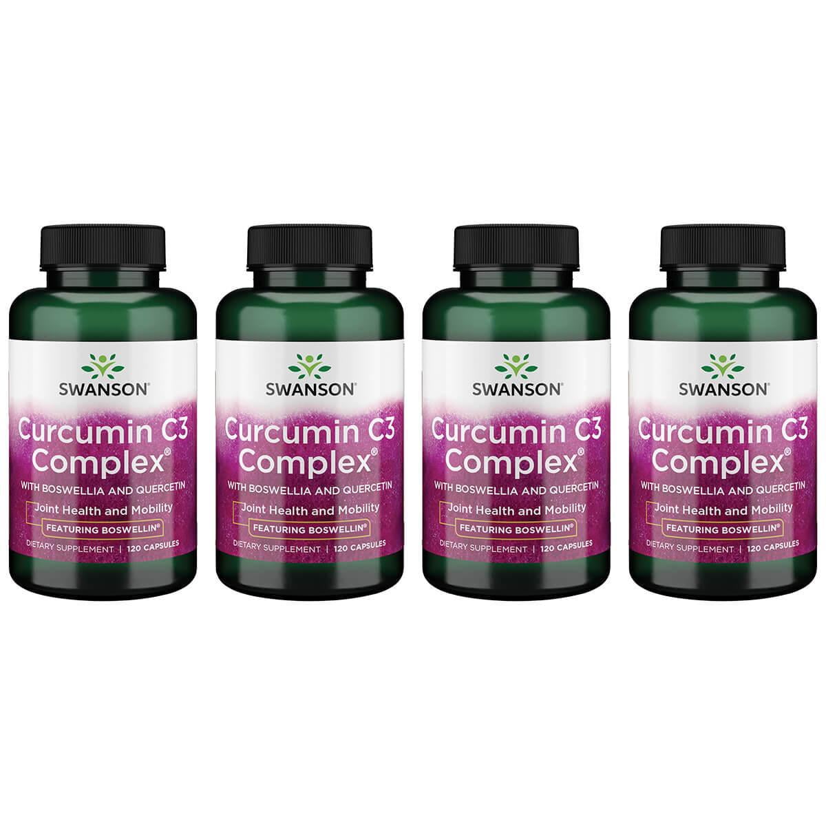 Swanson Curcumin C3 Complex with Boswellia and Quercetin 120 Caps 4 ...