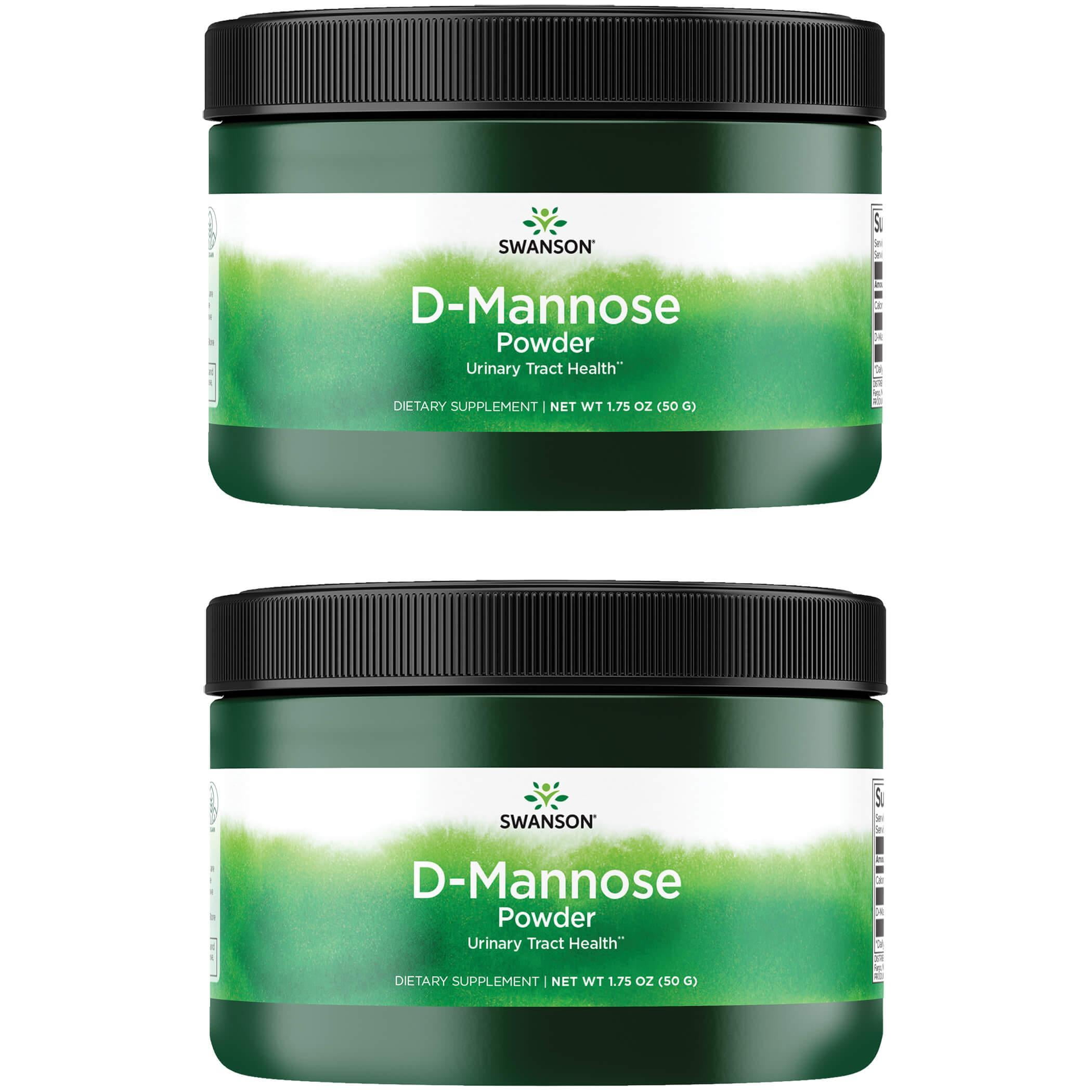 Swanson D-Mannose Powder 1.75 oz Pwdr 2 Pack - Walmart.com