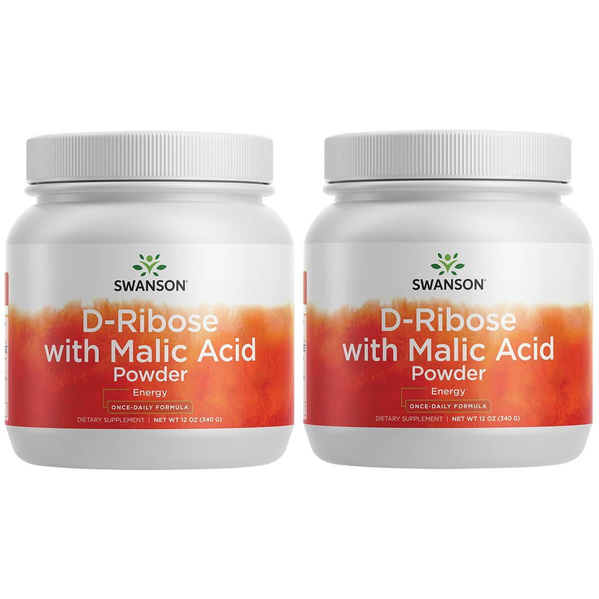 Swanson D-Ribose with Malic Acid Powder 12 oz Pwdr 2 Pack - Walmart.com