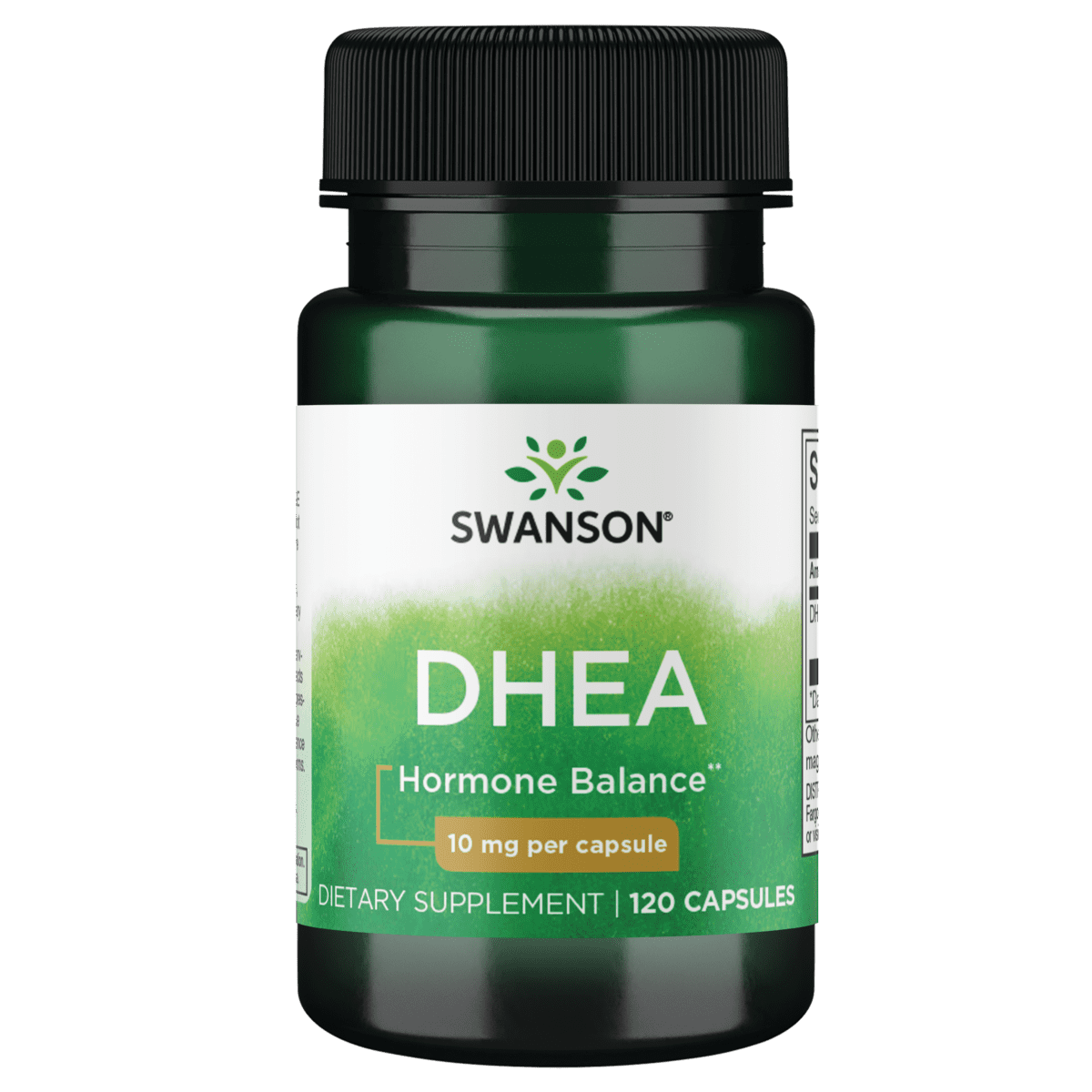Swanson DHEA (dehydroepiandrosterone) Capsules, 10 mg, 120 Count ...