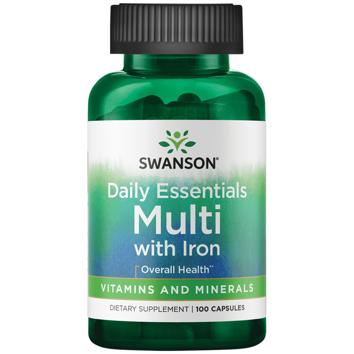 Swanson Daily Multivitamin and Mineral Capsules, 100 Count - Walmart.com