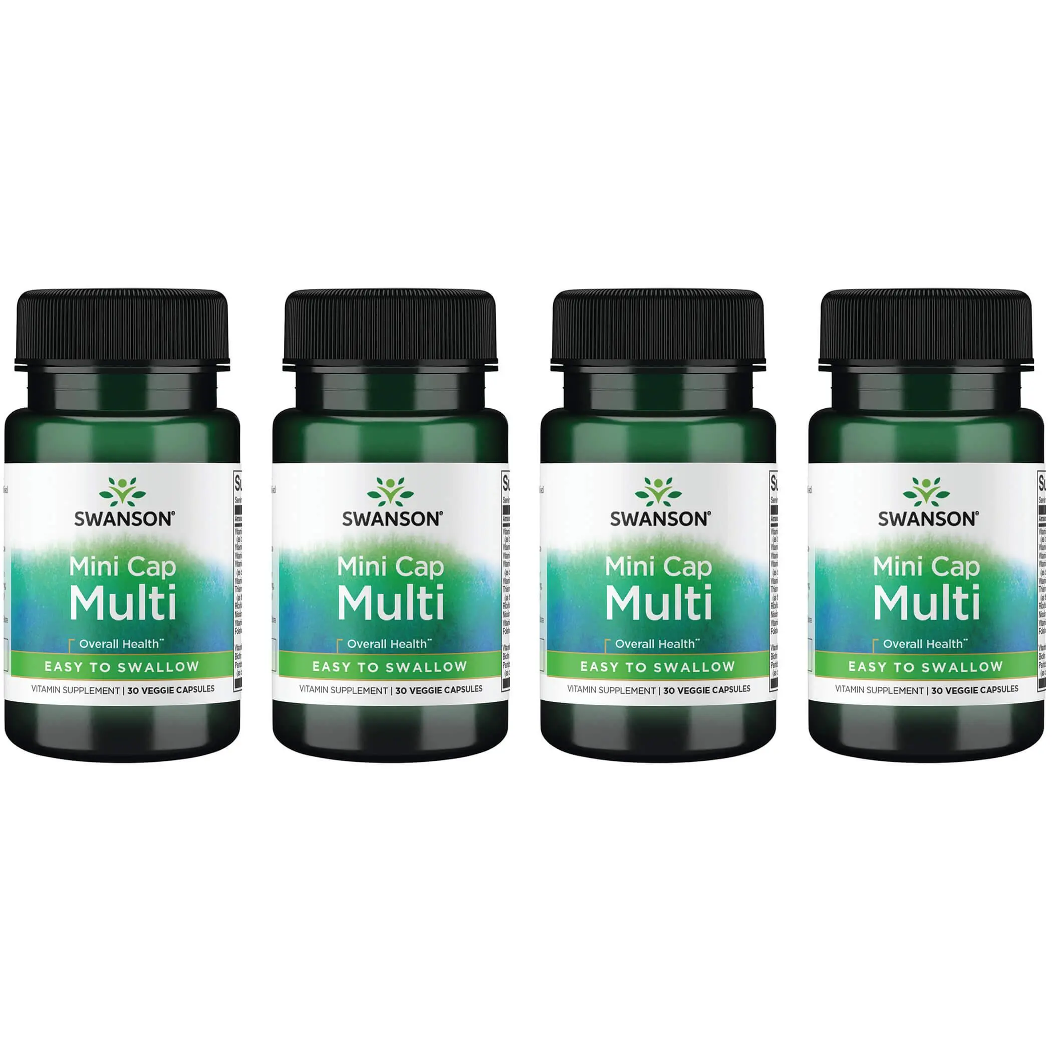 Swanson Daily Multivitamin without Minerals 30 Veg Capsules (4 Pack ...