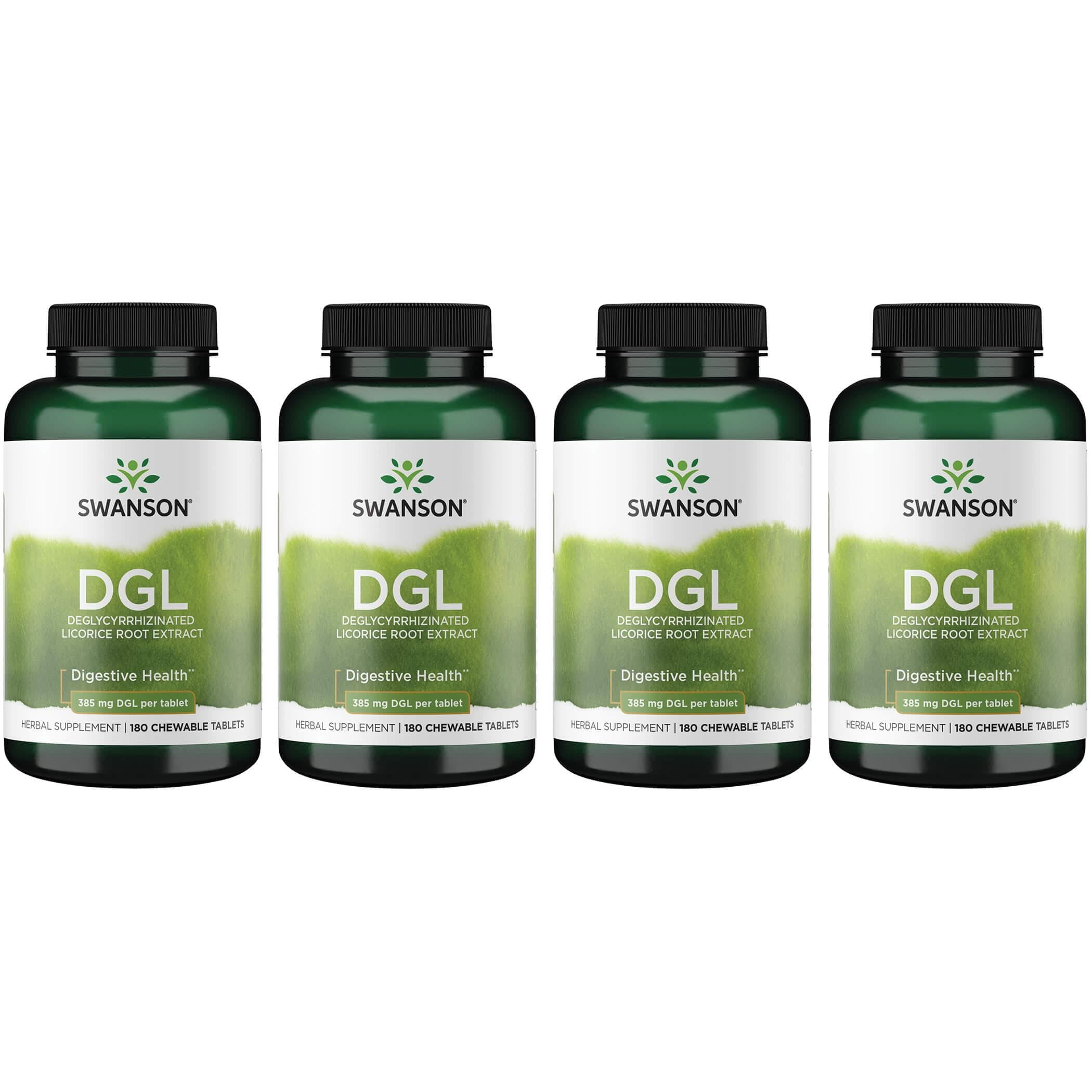 Swanson Dgl Deglycyrrhizinated Licorice Root Extract 385 mg 180 Chwbls ...