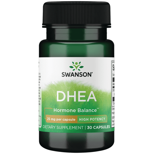 Swanson Dhea 25 mg 30 Capsules - Walmart.com