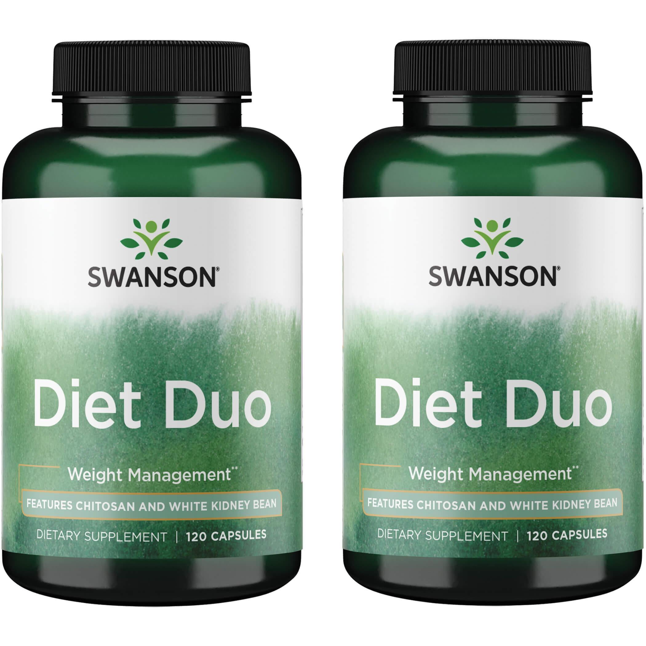 Swanson Diet Duo - Chitosan & White Kidney Bean Extract Supplement ...