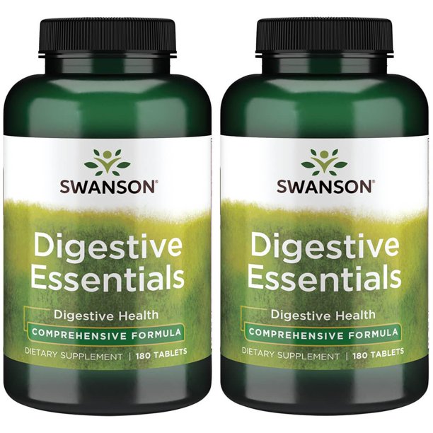 Swanson Digestive Essentials 180 Tabs 2 Pack - Walmart Business Supplies
