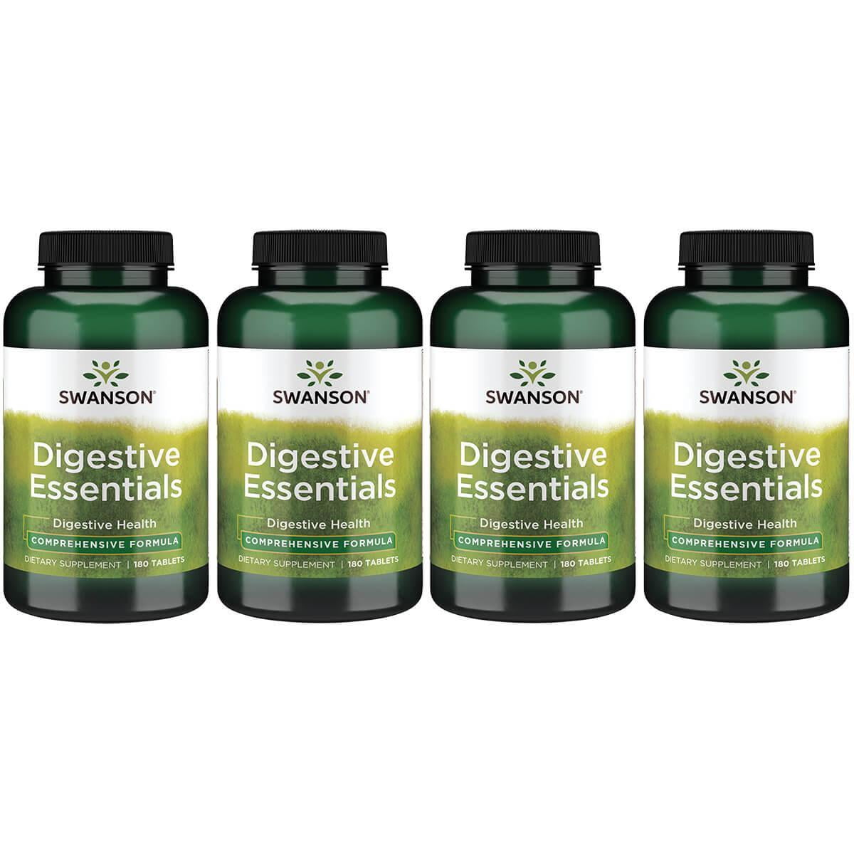 Swanson Digestive Essentials 180 Tabs 4 Pack - Walmart.com