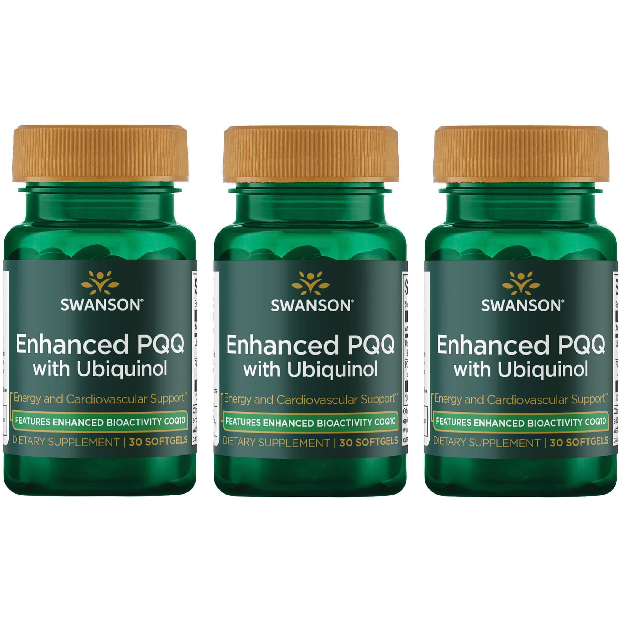 Swanson Enhanced Pqq with Ubiquinol 30 Sgels 3 Pack - Walmart.com