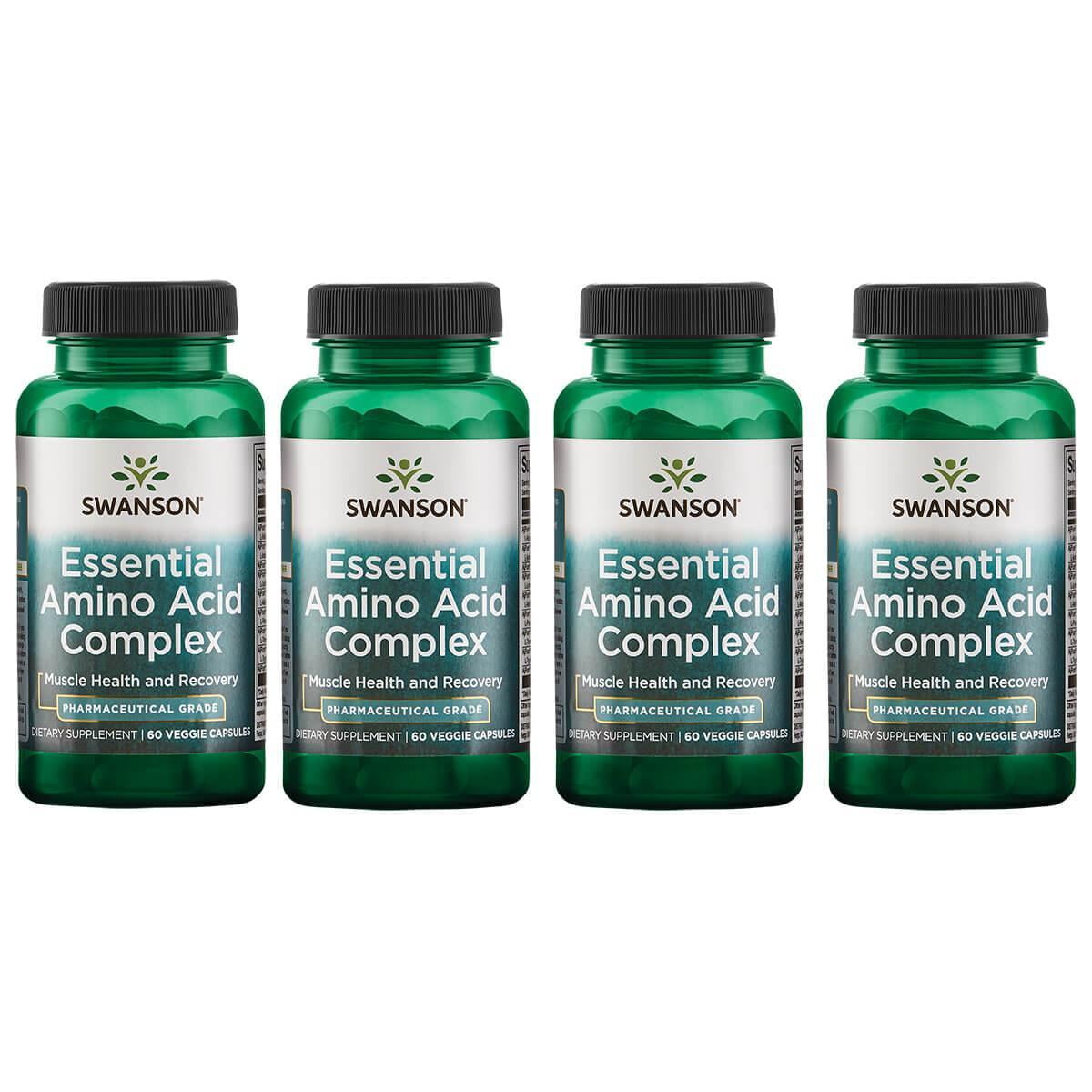 Swanson Essential Amino Acid Complex - Pharmaceutical Grade 60 Vegan ...