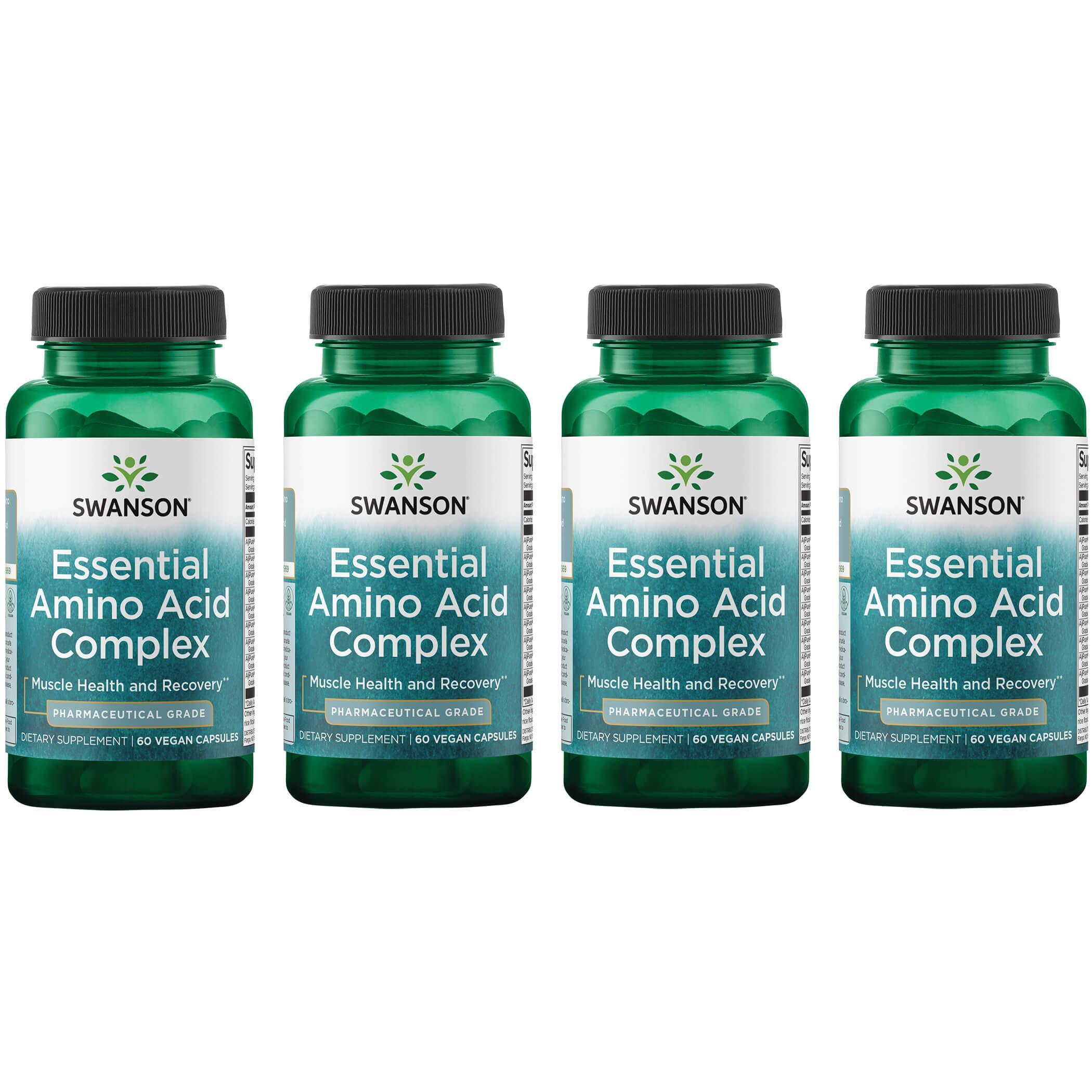 Swanson Essential Amino Acid Complex, Pharmaceutical Grade, Vegan ...