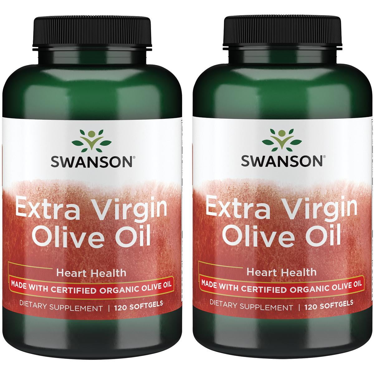 Swanson Extra Virgin Olive Oil - Made with Certified Organic Olive Oil 2 Pack - Walmart.com