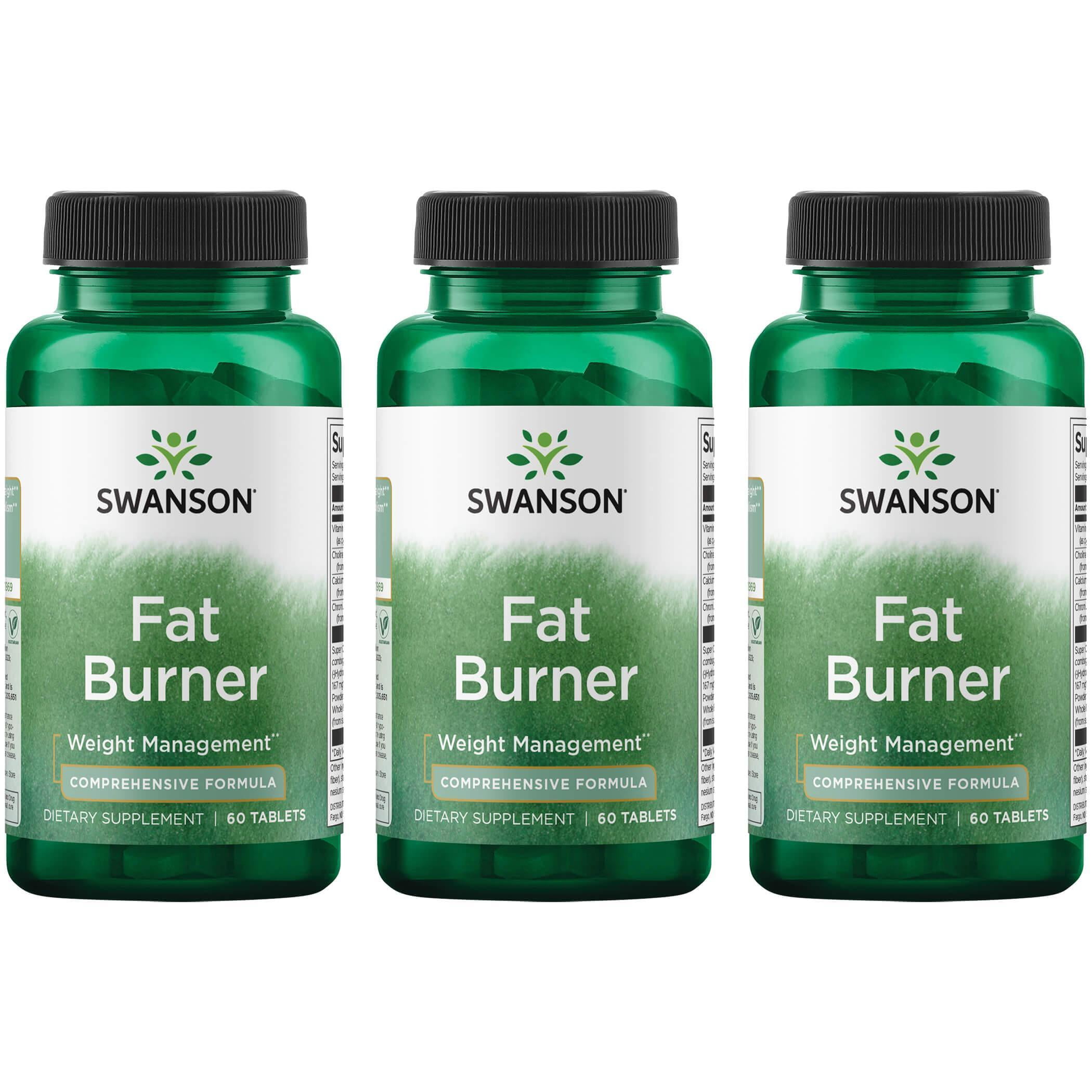 Swanson Fat Burner - Weight Loss Metabolism Boosting Supplement, 60 ...