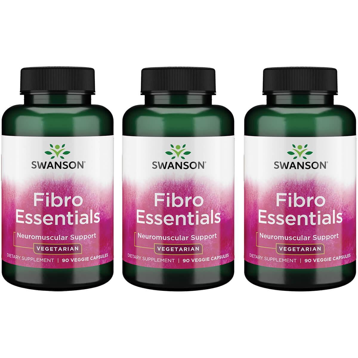 Swanson Fibro Essentials - Vegetarian 90 Veg Caps 3 Pack - Walmart.com