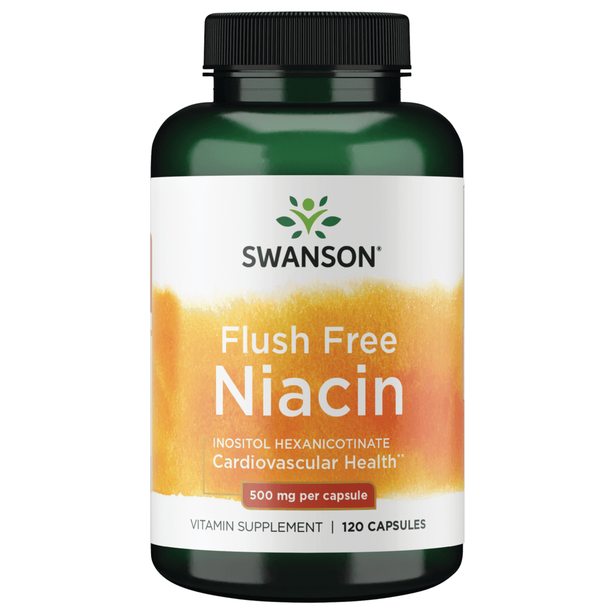 Swanson Ultra Flush-Free Niacin 500 mg, Cardiovascular Benefits, No ...