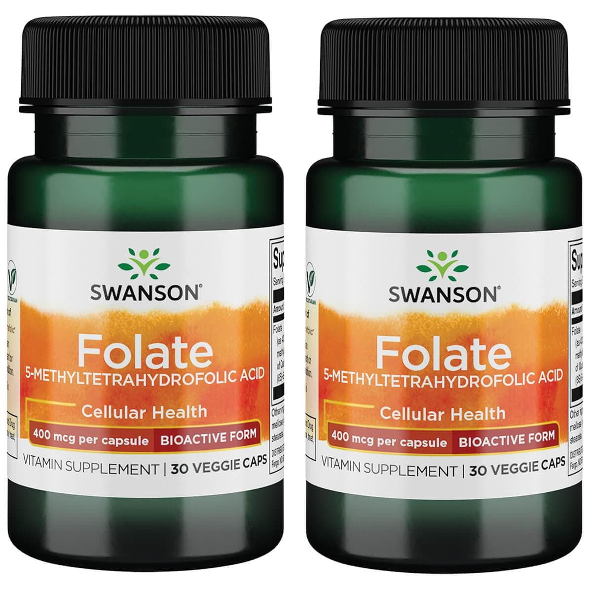 Swanson Folate 5-Methyltetrahydrofolic Acid - Bioactive Form 2 Pack ...