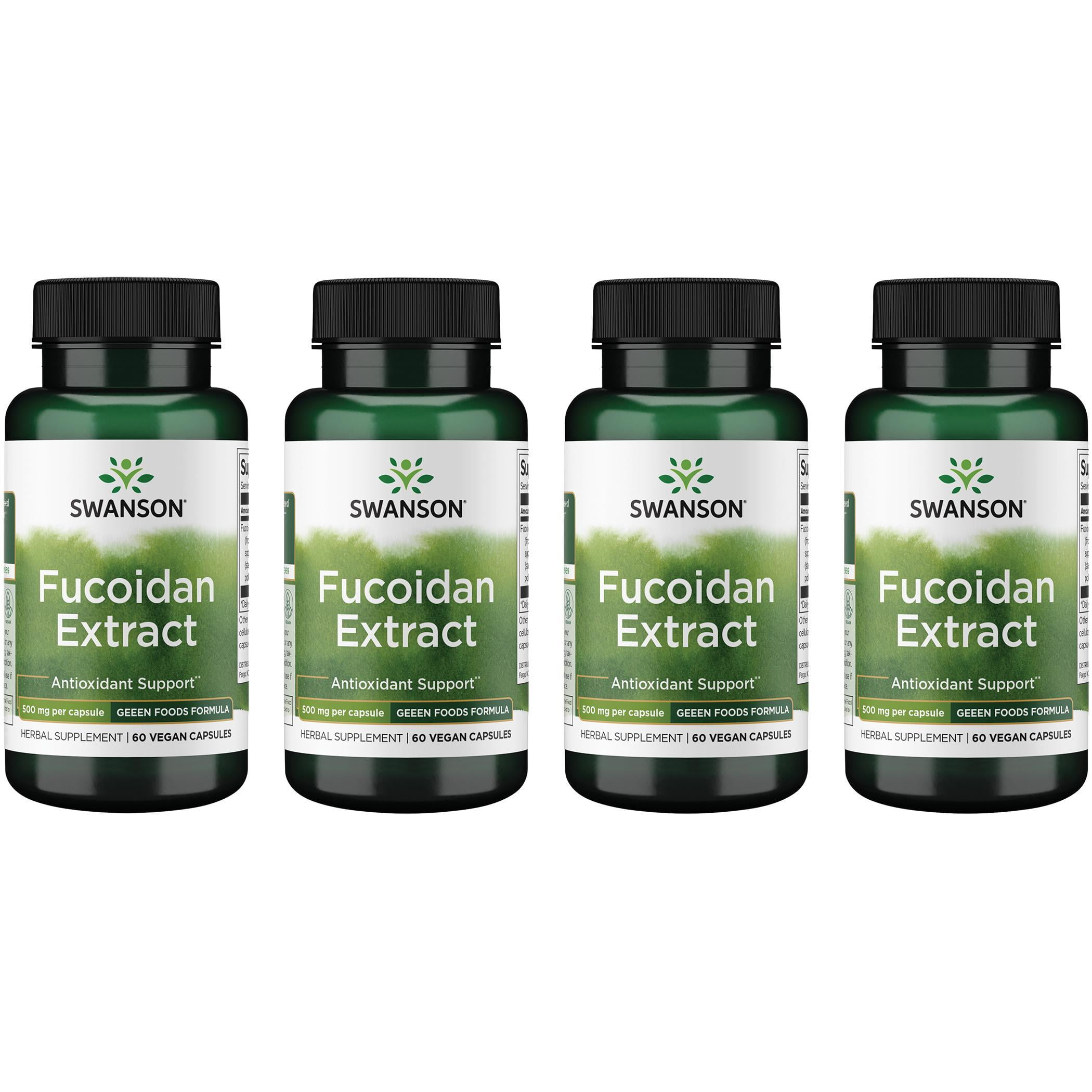 Swanson FDA Approved Fucoidan Extract 500mg Vegan Capsules - Maximum ...