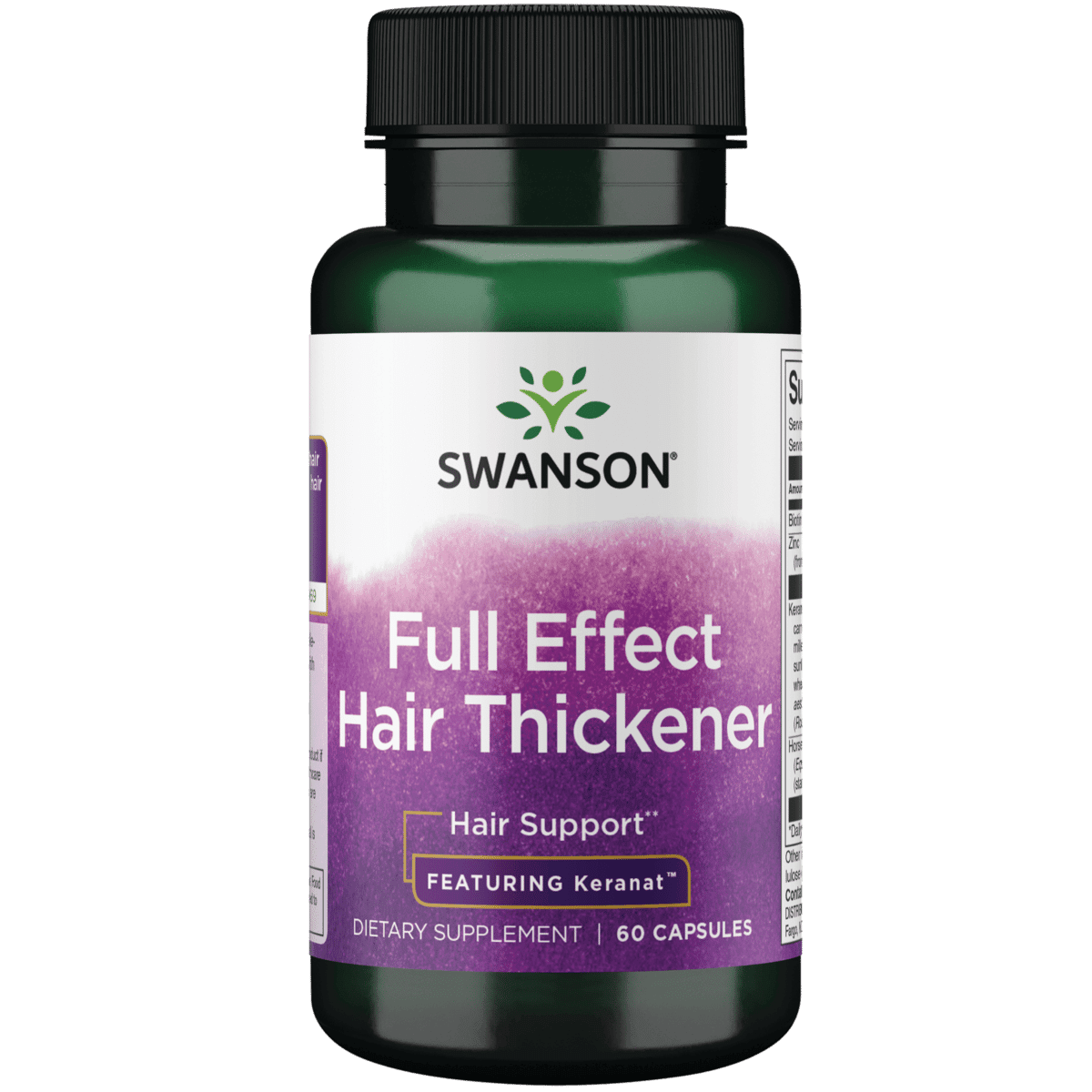 Swanson Hair Thickener - Full Effect with Keranat for Longer Protein ...
