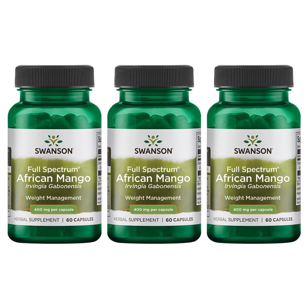 Swanson Full Spectrum African Mango Irvingia Gabonensis 400 mg 60 Caps ...
