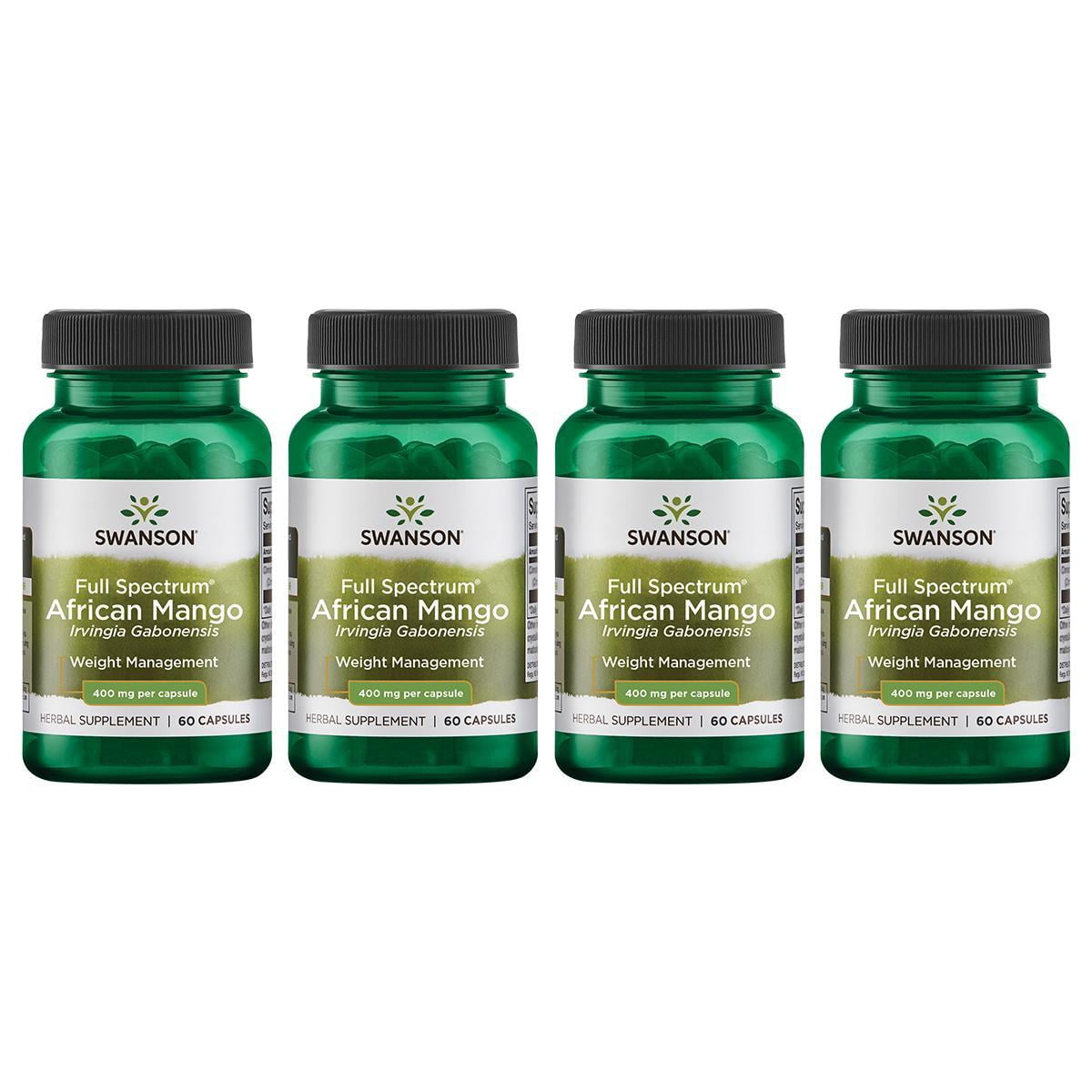 Swanson Full Spectrum African Mango Irvingia Gabonensis 400 mg 60 Caps ...