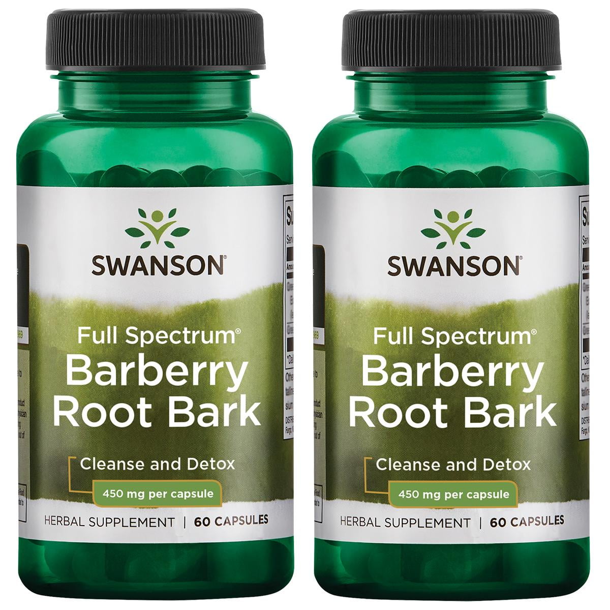 Swanson Full Spectrum Barberry Root Bark 450 mg 60 Caps 2 Pack - Walmart.com