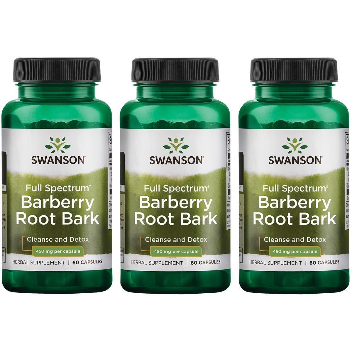 Swanson Full Spectrum Barberry Root Bark, 450 mg, Detox & Cleanse ...