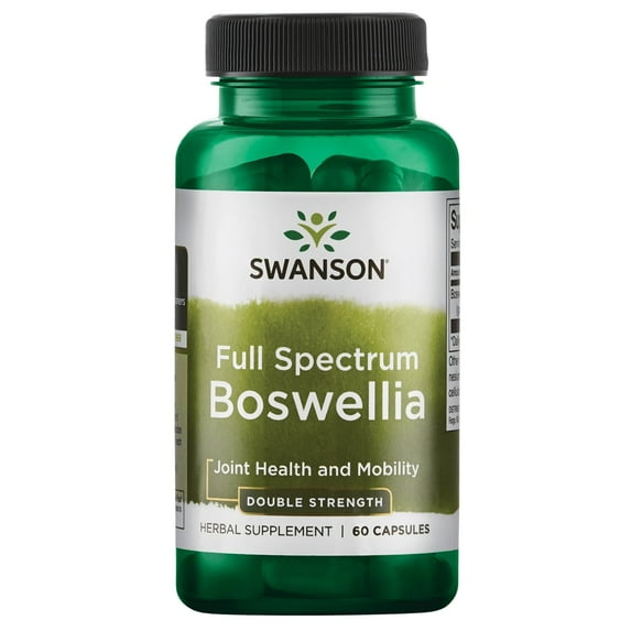 Swanson Double Strength Boswellia Capsules for Inflammation Support ...