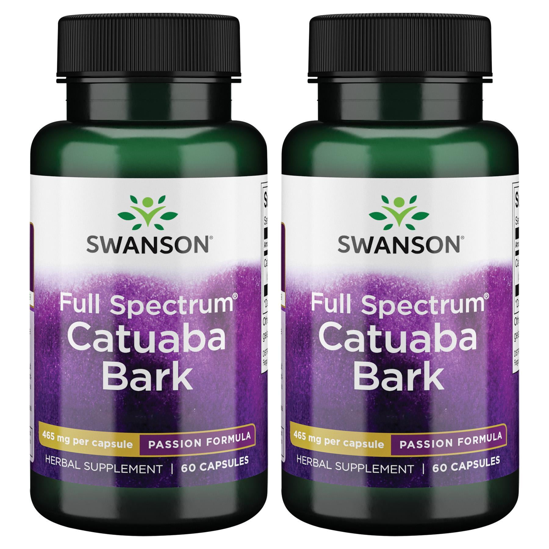 Swanson Full Spectrum Catuaba Bark 465 mg 60 Caps 2 Pack - Walmart.com