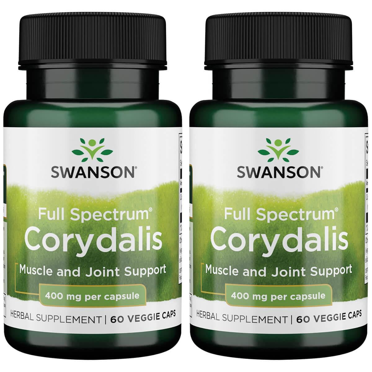 Swanson Full Spectrum Corydalis 400 mg 60 Veg Caps 2 Pack - Walmart.com