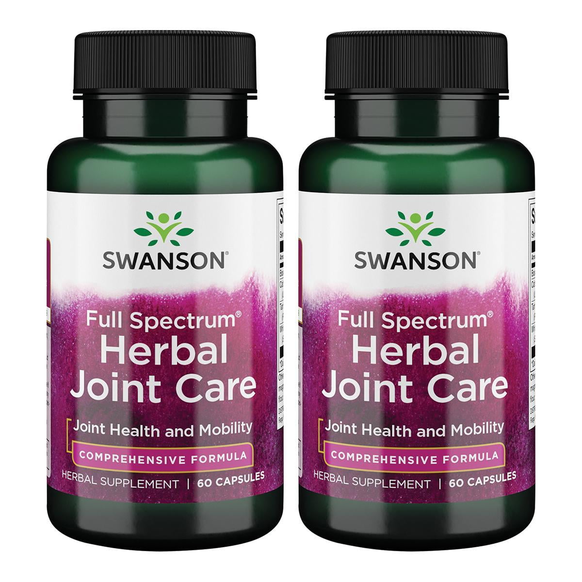 Swanson Full Spectrum Herbal Joint Care 60 Caps 2 Pack - Walmart.com