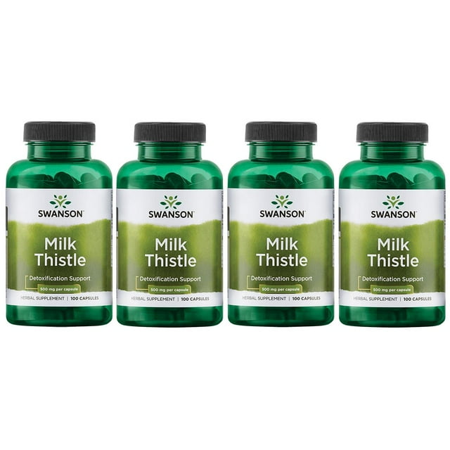 Swanson Full Spectrum Milk Thistle, Helps Support Overall Liver Health ...