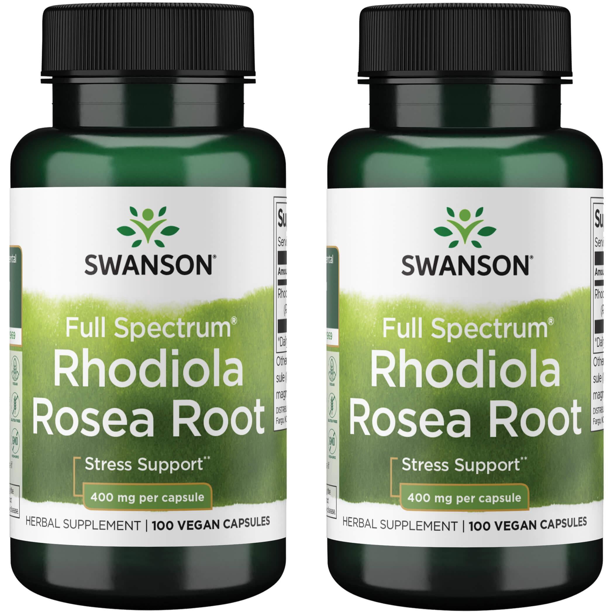 Swanson Premium Rhodiola Rosea Root, Adaptogen Powder, 400 mg Capsules ...