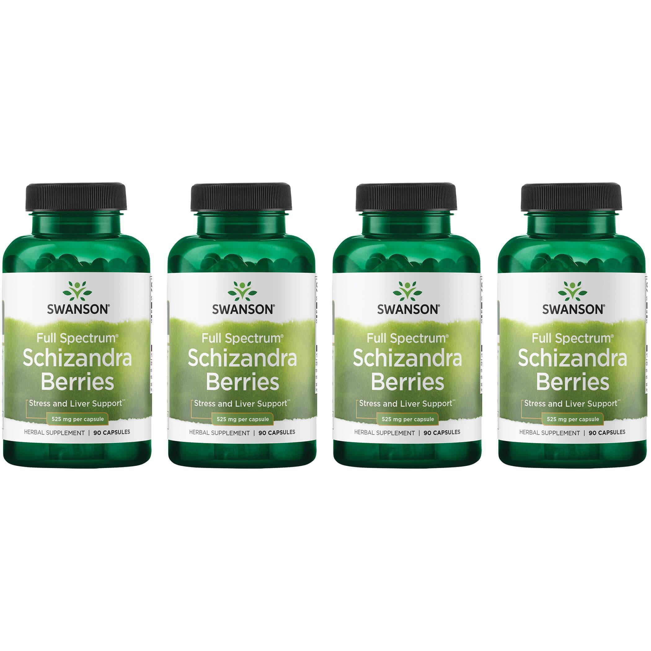 Swanson Full Spectrum Schizandra Berries - Herbal Supplement Promoting ...