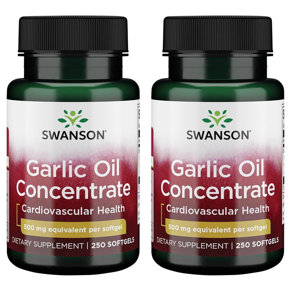 Swanson Garlic Oil Concentrate 500 mg 250 Sgels 2 Pack - Walmart.com