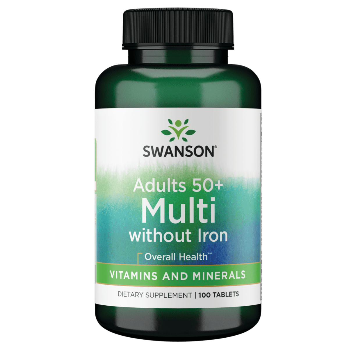 Swanson Geromulti Without Iron (Multivitamin for Seniors) 100 Tablets ...