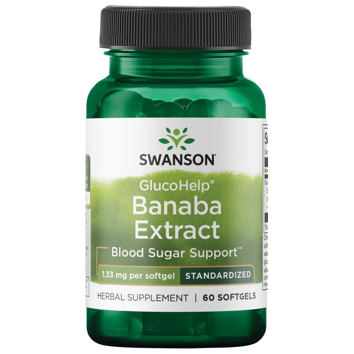 Swanson Herbal Supplement Glucohelp Natural Herbs Banaba Extract 1.33 ...