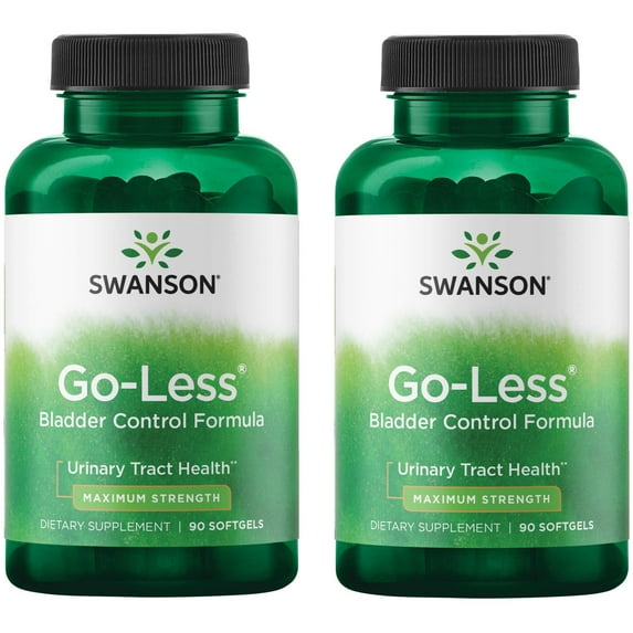 Swanson Go-Less Bladder Control & Urinary Support Capsules - Maximum ...
