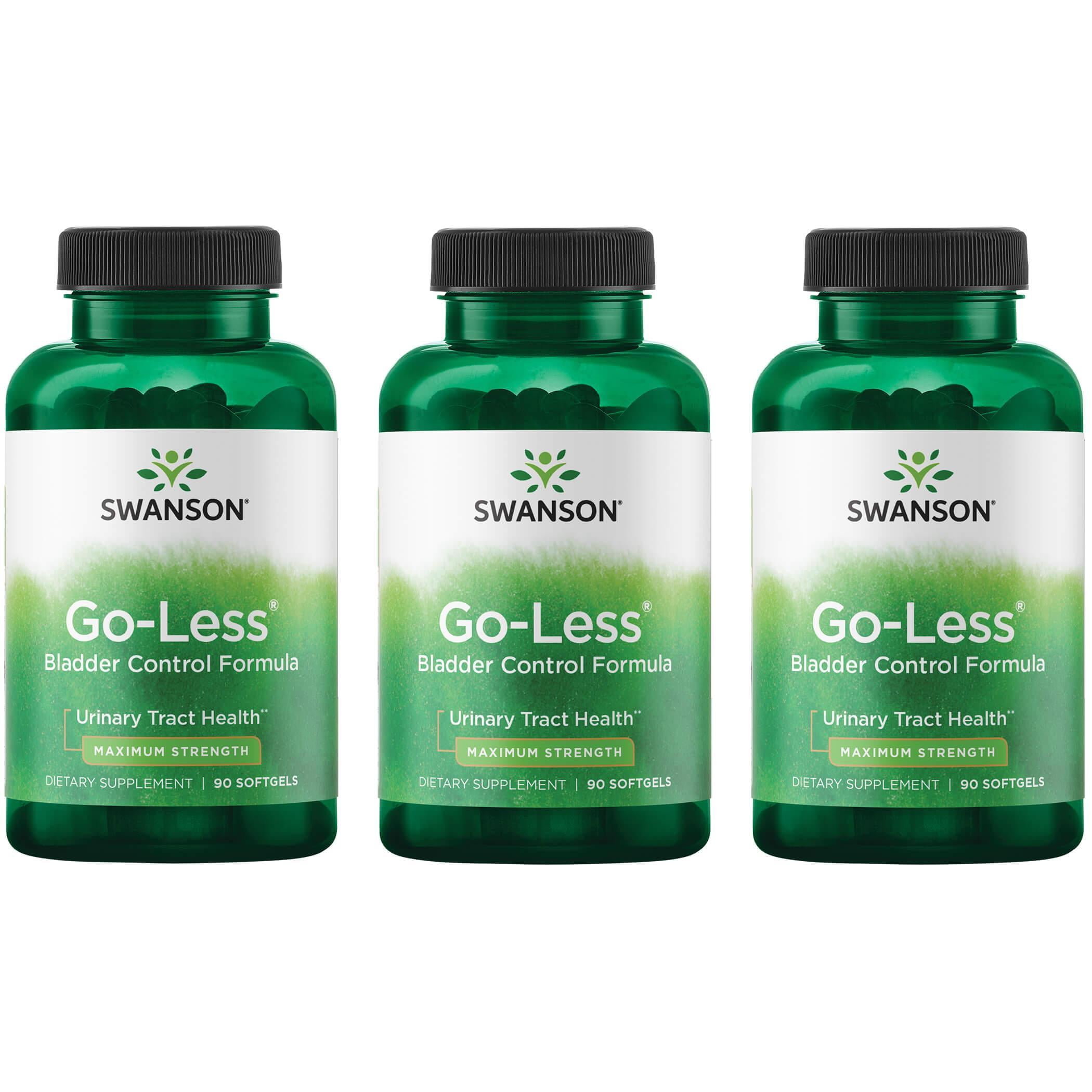 Swanson Go-Less Bladder Control, Urinary Incontinence Support Capsules ...